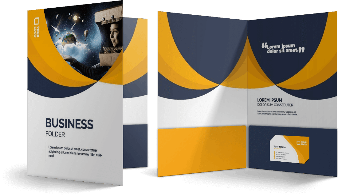 Custom-Printed Presentation Folders | Print Three Vancouver